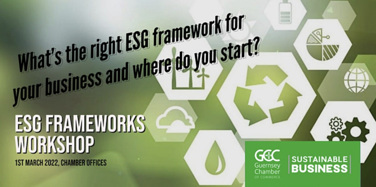 ESG Frameworks Workshop Slides – Guernsey Chamber of Commerce